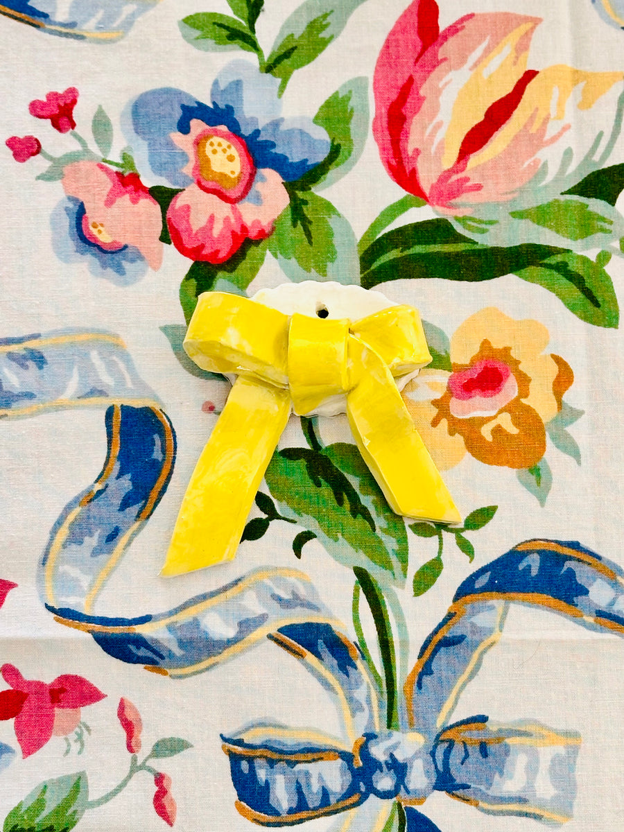 Yellow Bow by Courtney Babineaux – Willow & Pearls